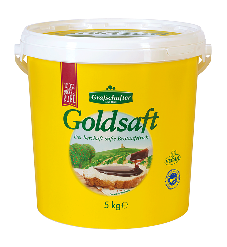 Grafschafter Goldsaft -Zuckerrübensirup im 450 g Becher